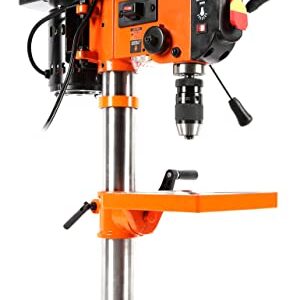 WEN 4211 3.2-Amp 10-Inch 5-Speed Cast Iron Benchtop Drill Press with Laser and Keyless Chuck , Black