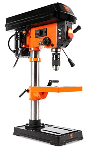 WEN 4211 3.2-Amp 10-Inch 5-Speed Cast Iron Benchtop Drill Press with Laser and Keyless Chuck , Black