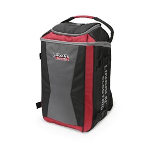 lincoln electric duffle bag, 14" d x 24" l x 12.25" h