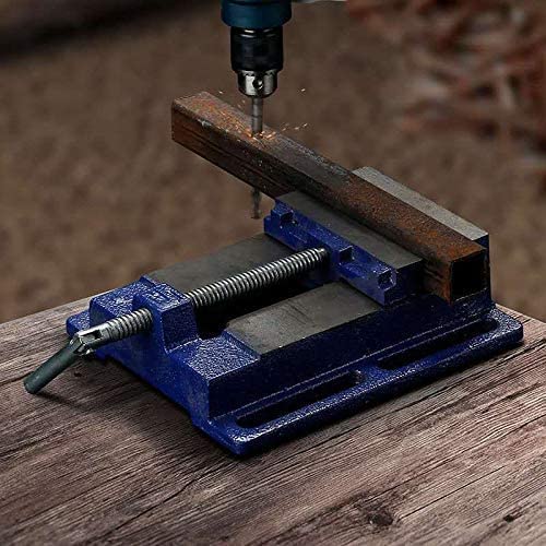 ZGRM Vise Precision Bench Clamp 4-Inch Drill Press Vise Table Vise (Large)