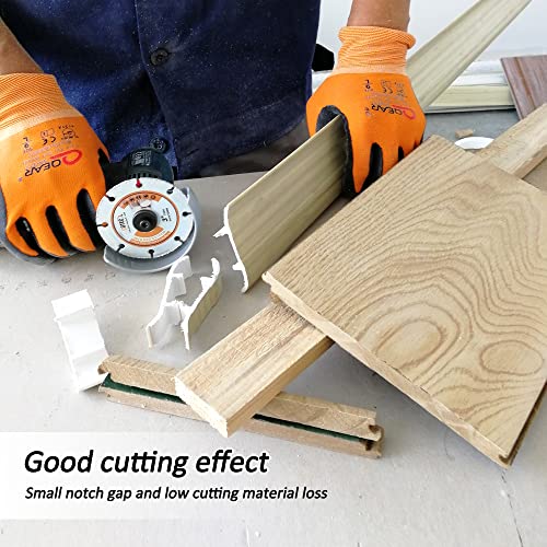 BGTEC Carbide Wood Cutting Disc,3pcs 3 Inch/75MM with 10MM Arbor Vacuum Brazed Carbide Cut-Off Wheel Blade for Wood Board, Gypsum Board, Rubber Pipe, Plastic