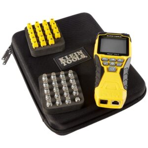 Klein Tools Cable Tester Kit with Scout Pro 3 for Ethernet, Coax and Phone Cables + Carrying Case