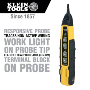 Klein Tools VDV501-853 CoaxialCable Tester, Scout Pro 3 with Test-n-Map Remote, Includes Remotes #2 - #6, Tests Voice, Data and Video Cable & VDV500-123 Cable Tracer Probe-Pro Tracing Probe