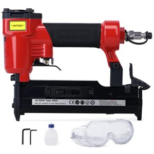 dotool 23 gauge pin nailer pneumatic 100-fastener air-powered nail gun fits 1/2'', 3/4'', 4/5'', 5/8'' and 1'' nails