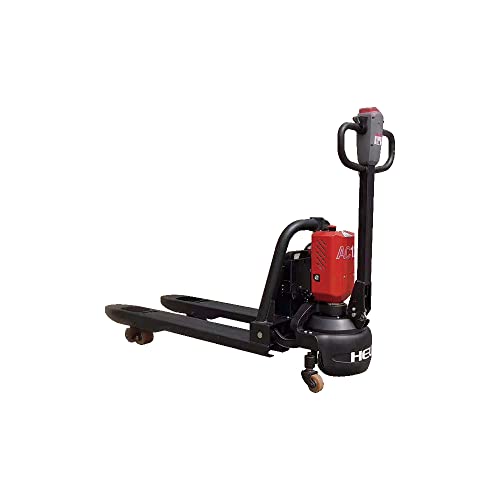 HPDMC Full Electric Powered Pallet Jack 3300lbs. Wt. Cap, Material Handling Lithium Battery Walker Pallet Truck 47"x27" Fork Size Used for Material Handling