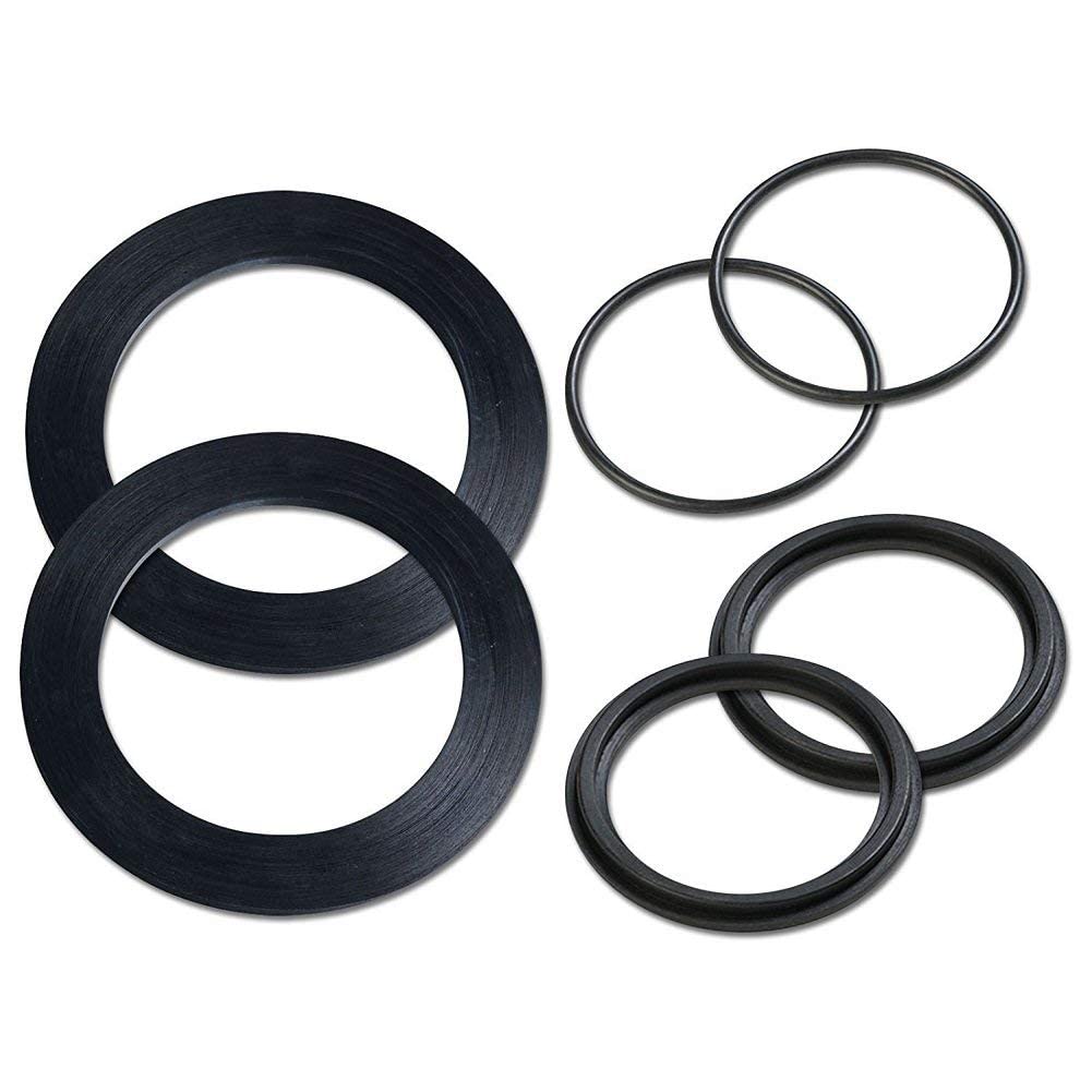 IKSI Fits for 25076RP 10745, 10262 and 10255 Step Washer O Ring 1.25 Fittings Plunger Valve Seals Rubber 11235 (6 pcs)