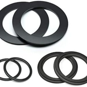 IKSI Fits for 25076RP 10745, 10262 and 10255 Step Washer O Ring 1.25 Fittings Plunger Valve Seals Rubber 11235 (6 pcs)