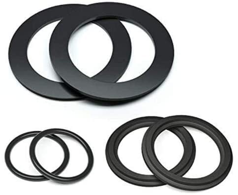 IKSI Fits for 25076RP 10745, 10262 and 10255 Step Washer O Ring 1.25 Fittings Plunger Valve Seals Rubber 11235 (6 pcs)