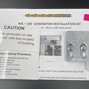 WR-100 Murray 100 amp panel Generator Interlock