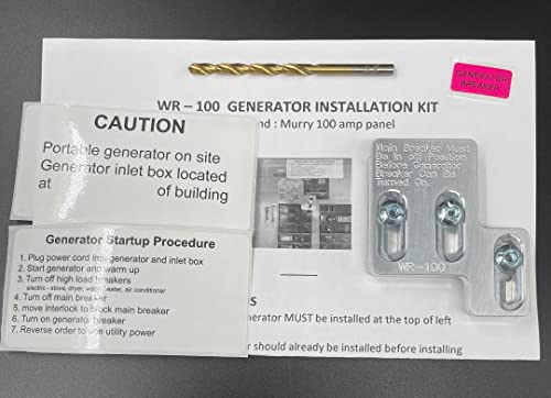 WR-100 Murray 100 amp panel Generator Interlock