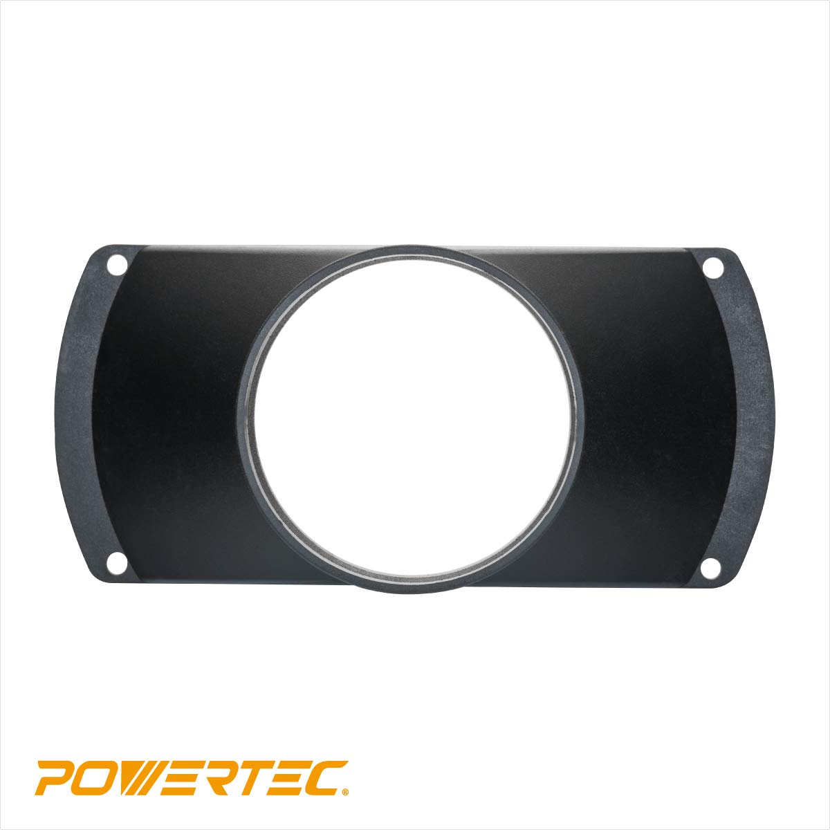 POWERTEC 70150V Rectangular Dust Hood for 4 in. OD Attachment, for Woodworking Dust Collection Hose and Fittings