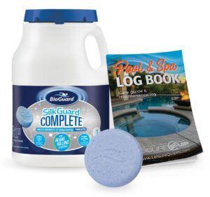 bioguard silkguard complete 3 inch chlorinating tablets 7.5lb pool chlorine sanitizer tabs