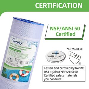 PUROFLO YPS-PA120 Pool Filter Replace for Hayward C1200, CX1200RE, Pleatco PA120, Unicel C-8412, Filbur FC-1293, Clearwater II 125, Waterway Pro Clean PCCF-125, 817-0125N Cartridge, 120 Sqft, 1 Pack