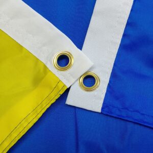 Jayus Double Sided Ukraine Flag 3x5 Outdoor- Heavy Duty Polyester Ukrainian National Flags Banners with Vivid Brass Grommets