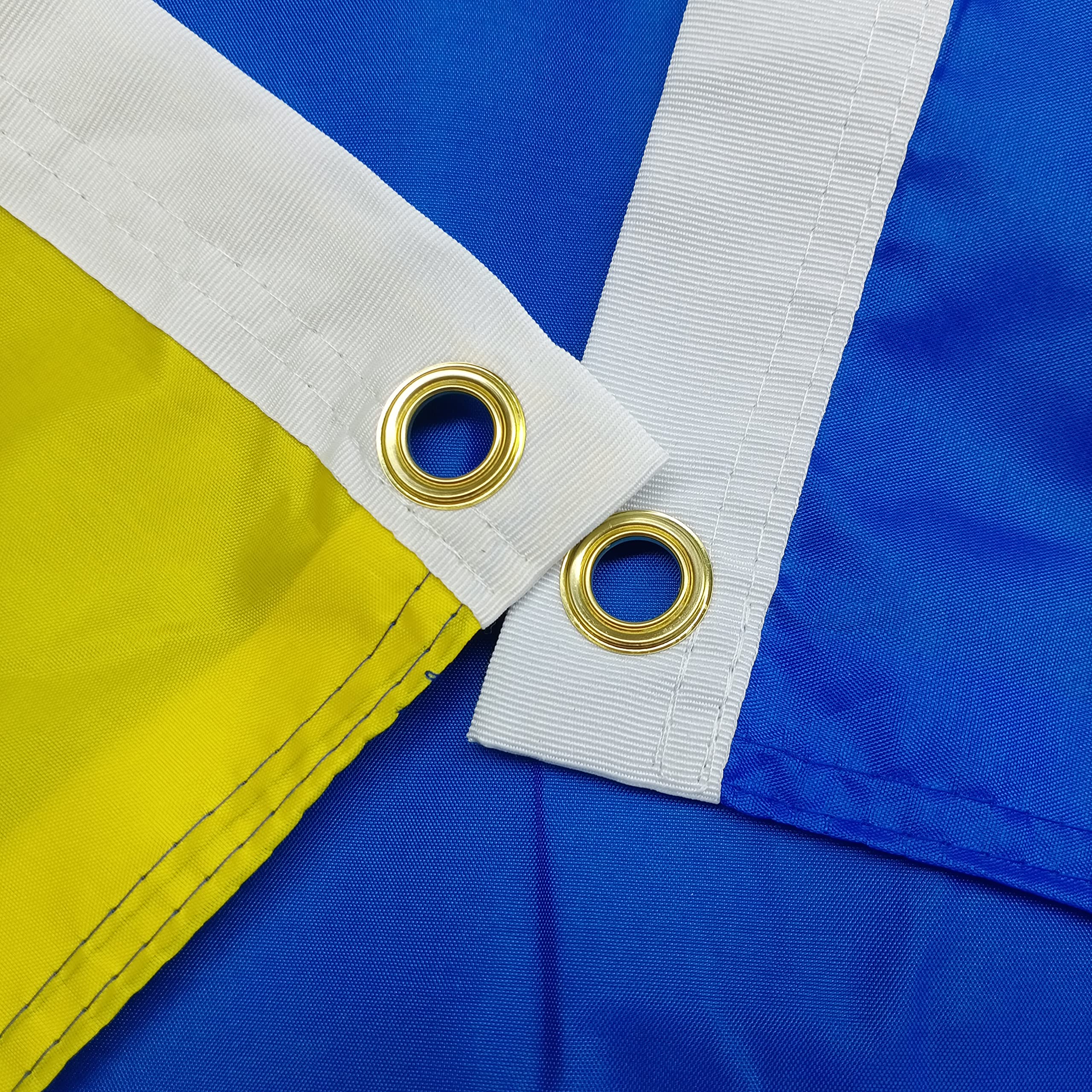 Jayus Double Sided Ukraine Flag 3x5 Outdoor- Heavy Duty Polyester Ukrainian National Flags Banners with Vivid Brass Grommets