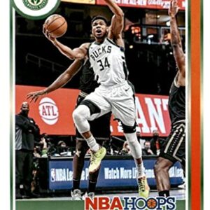 Milwaukee Bucks 2021 2022 Hoops Factory Sealed 6 Card Team Set with Giannis Antetokounmpo Plus