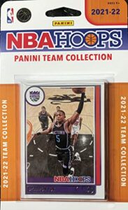 sacramento kings 2021 2022 hoops factory sealed team set with a rookie card of davion mitchell