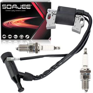 soajee ignition coil compatible with champion power 196cc 6.5hp 3500 4000 watt generator 40008 40026 46514 46515 46516 46517 46535 46539 46540 46551 46553 46554 46555 46558 46561 46596 3500w 4000w 4kw