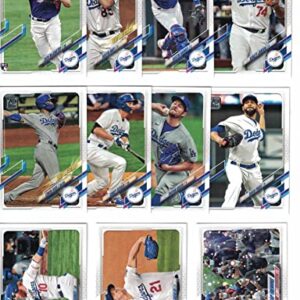 Los Angeles Dodgers / 2022 Topps Baseball Team Set (Series 1 and 2) with (22) Cards. PLUS 2021 Topps Dodgers Baseball Team Set (Series 1 and 2) with (31) Cards. ***INCLUDES (3) Additional Bonus Cards of Former Dodgers Greats Orel Hershiser, Pedro Guerrero