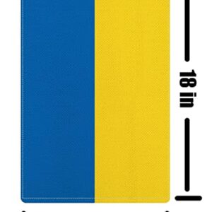 Ukraine Flag Ukrainian Garden Flag Ukrainian Countries International Flag World Nation Flag Double Sided flax Flags,Outdoor Yard Decorative Flags Banner(12"x 18")