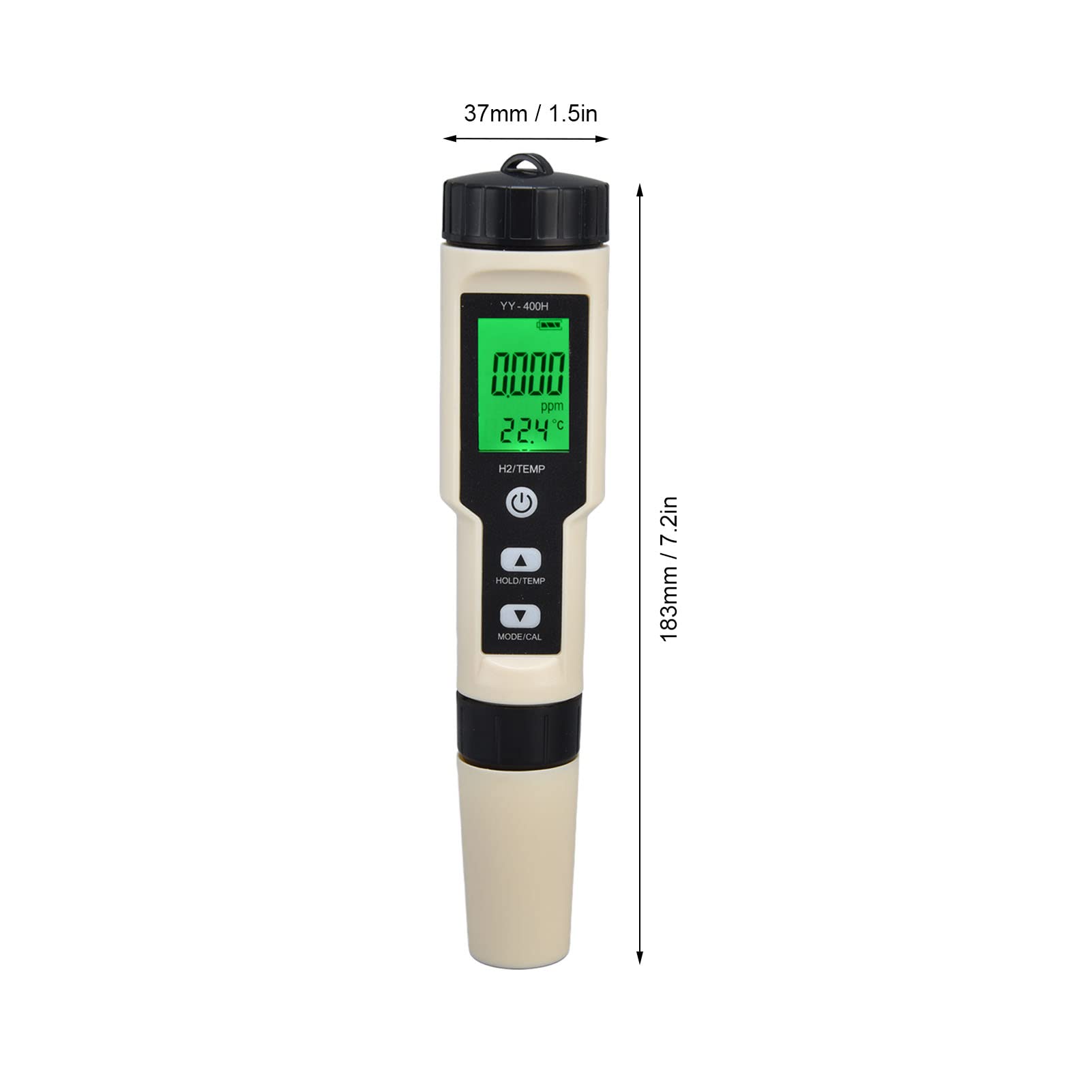 YOUTHINK Water Quality Tester, Hydrogen Test Pen High Sensitivity Water Quality Tester Backlit LCD Design for Drinking Water Aquariums