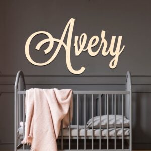 personalized custom wood name sign, nursery name sign, family name signs, choice of size & fonts!