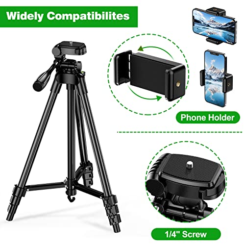 Elikliv Laser Level Tripod with Carry Bag, Elikliv Lightweight Adjustable Aluminum Alloy Tripod Stand for Rotary and Line Lasers (Support 1/4 Mounting Thread)