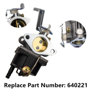 munirater Carburetor Carb with Gasket Replacement for Tecumseh TC-640221 OV691EA TVT691 Small Engine