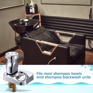 Shampoo Bowl Vacuum Breaker Kit Shampoo Bowl Faucet Salon Sink Parts Shampoo Sink Parts for Replacement (8 Pcs)