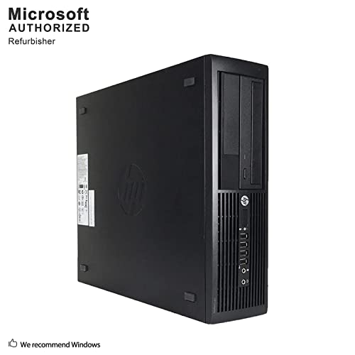 HP Elite Desktop Computer PC, 3.1 GHz, Intel Core i5, 16GB, RAM, 2TB HDD, New 22 inch LED Monitor, RGB Speaker and Keyboard Mouse, WiFi, Windows 10 Pro (Renewed)