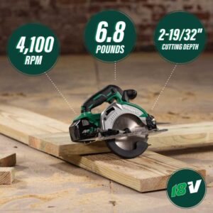 Metabo HPT 7-Tool Combo Kit | 18-Volt Brushless Power Tools | Soft Case | KC18DBFL2QF