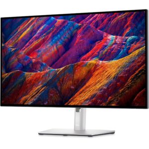 dell ultrasharp u2723qe 27" 4k uhd wled lcd monitor - 16:9 - black, silver