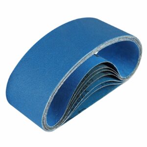 belt sander paper, 4 x 36 inch sanding belts, zirconia metal sandpaper belt, 8pcs sander belts (2 each of 40 60 80 120 grits), belt sander sandpaper for metal, wood, cars, furniture, stainless steel