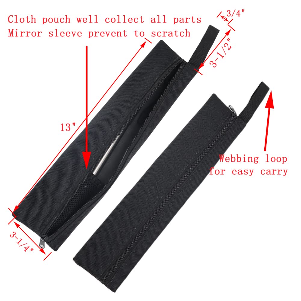 BLSGBUIDING Telescopic Push/Pull Rod Wire Reacher Tool Pickup Tool with Hook Magnetic Wire Fish Stick Telescoping Grabbers Extension Pole-Black