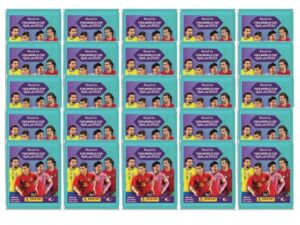 panini road to fifa world cup qatar 2022 sealed packs (25 packs)