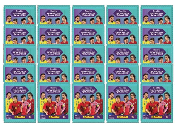 Panini Road To FIFA World Cup QATAR 2022 Sealed Packs (25 packs)