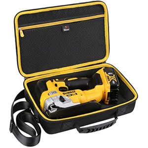 mchoi hard carrying case fits for dewalt 20v max xr jig saw dcs334b / dcs335b, case only