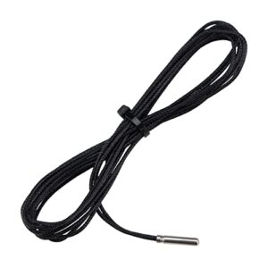 imdinnogo bczamd pt1000-550bw temperature sensor probe for cr-10 plating copper/3d volcan/ v6 brass 3d printer heater block thermistor sensor probe resistant to high temperature 1.5m/ 59 inch