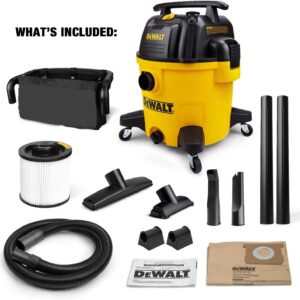 DEWALT 10 Gallon 5.5 Peak HP Poly Wet Dry Vacuum DXV10P