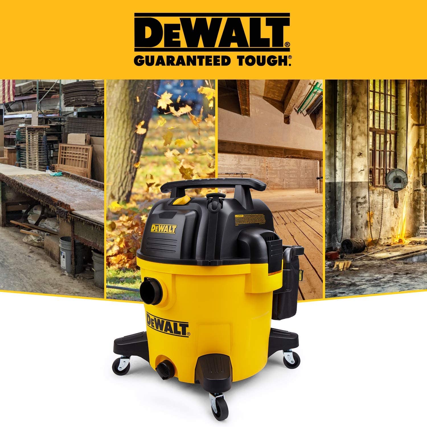 DEWALT 10 Gallon 5.5 Peak HP Poly Wet Dry Vacuum DXV10P