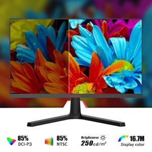 KOORUI 24 Inch Computer Monitor -FHD 1080P Gaming Monitor 165Hz VA 1ms, AdaptiveSync Technology, LED Monitors with Ultra-Thin, HDMI X2 /DP, VESA Compatible, Tilt Adjustable, Eye Care 24E4