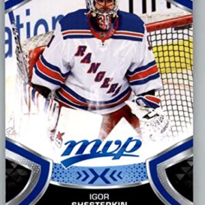 2021-22 Upper Deck MVP Blue #31 Igor Shesterkin New York Rangers Official NHL Hockey Card in Raw (NM or Better) Condition