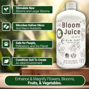 Elm Dirt's Bloom Juice for All Flowering Plants (1-32 oz Bottle)