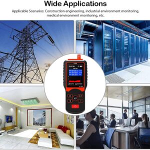 Geiger Counter, Electromagnetic Radiation Detector, Portable Handheld Digital Electromagnetic Radiation Detector with Backlight LCD Display JD-3001 Test Equipment for X-ray Computers Tv Phones