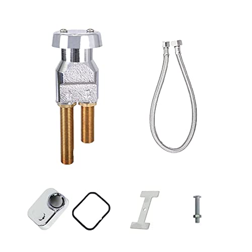 RLOZUI Salon Shampoo Bowl Faucet Vacuum Breaker Kit Faucet Temperature Control Valve with Sprayer Hose and Holder for Shampoo Bed Bowl Salon or Backwash Unit Sink Replacement Parts Chrome