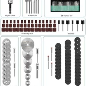 146 Pcs Universal Rotary Tool Kit Electric Grinder Sander Polisher Drill Accessories Tool Set Combination