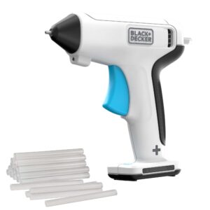 black+decker 4v max cordless glue gun, usb rechargeable (bcgl115ff)