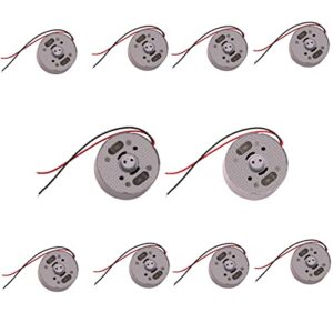 v telesky 10pcs 1.5v 3v 6v 7000rpm small micro dc generator mini electric motor with wire for diy toys wind turbine generator