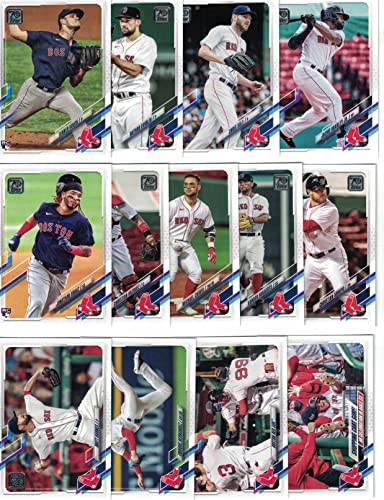 Boston Red Sox / 2022 Topps Baseball Team Set (Series 1 and 2) with (29) Cards. PLUS 2021 Topps Red Sox Baseball Team Set (Series 1 and 2) with (20) Cards. ***INCLUDES (3) Additional Bonus Cards of Former Red Sox Greats Roger Clemens, Ellis Burks and Mike