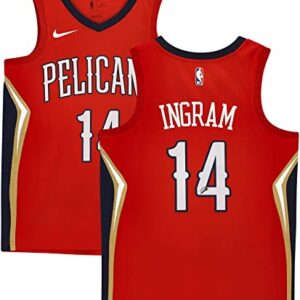 Brandon Ingram New Orleans Pelicans Autographed Red Statement Nike Swingman Jersey - Autographed NBA Jerseys